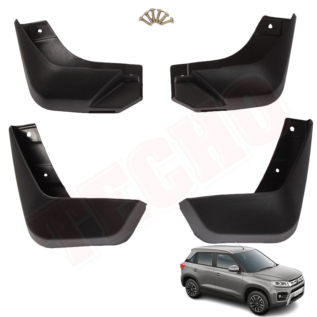 MARUTI BREZZA 2022 ONWARDS, SET OF 4 PCS MUD GUARD – Techo