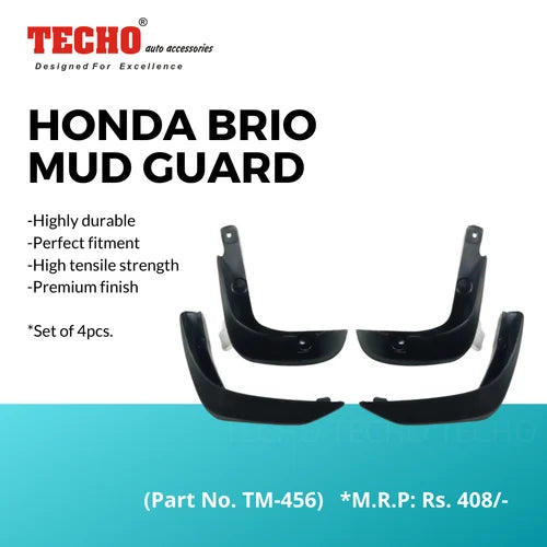 HONDA BRIO MUD GUARD – Techo
