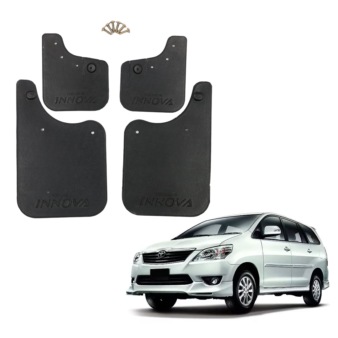 NEW INNOVA TYPE-3 WITH SKIRTING, SET OF 4 PCS MUD GUARD – Techo