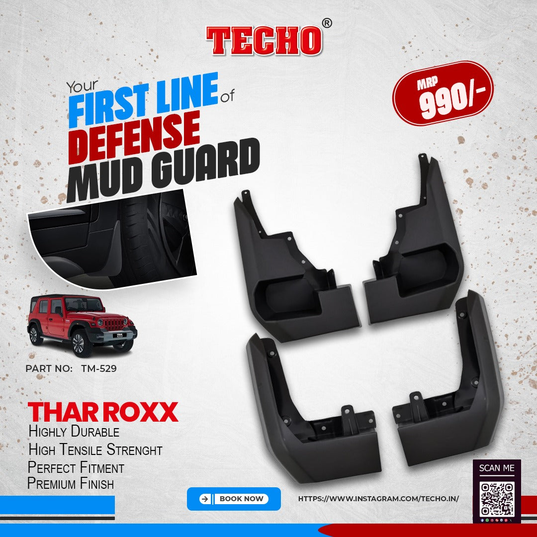 THAR ROXX MUD GUARD – Techo