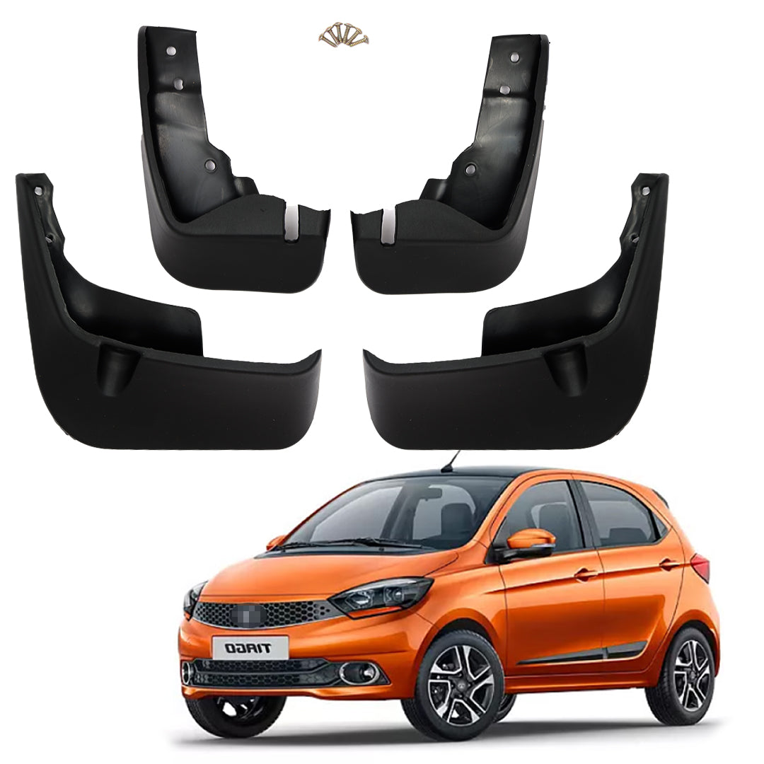TATA TIAGO 2016-2019, SET OF 4 PCS MUD GUARD – Techo