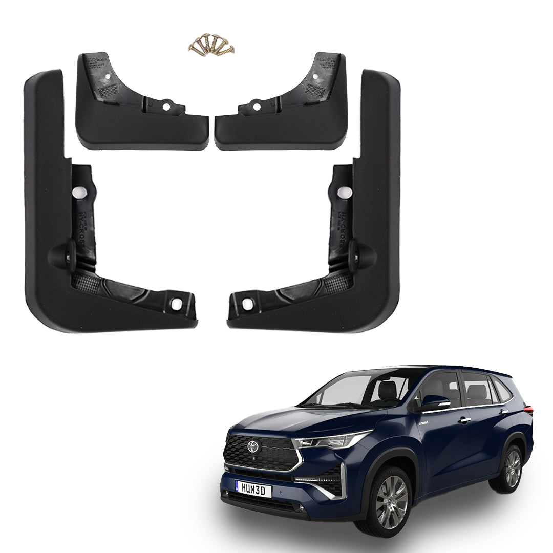 TOYOTA NEW INNOVA WITH SKIRTING 2012-2013, SET OF 4 PCS MUD GUARD – Techo